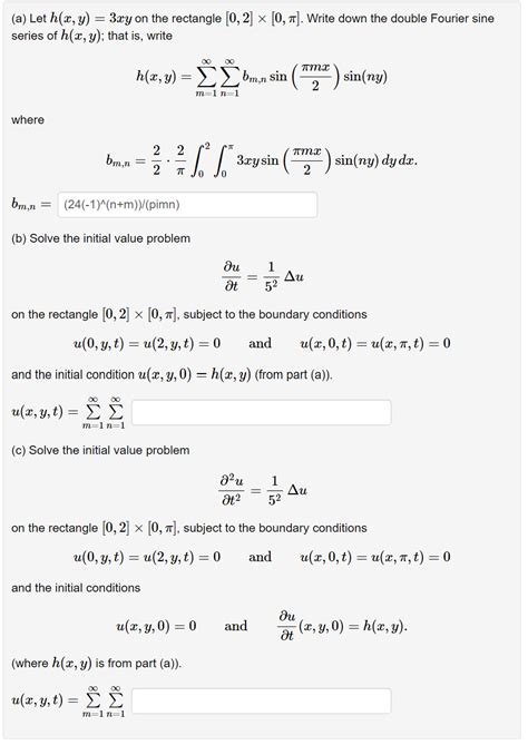 Solved A Let H X Y 3xy On The Rectangle 0 2 0 Chegg Com