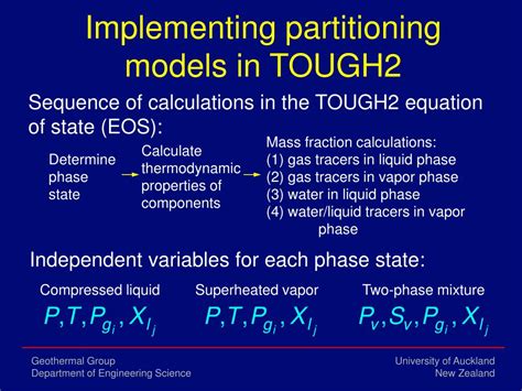 Ppt Computer Modelling Of Gas And Liquid Tracers In Geothermal