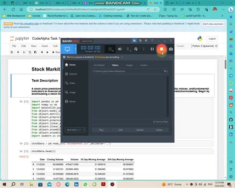 Codealphas Internship Stock Price Prediction Syed Syab Ahmad