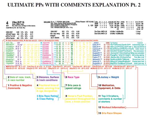 Ultimate Pps With Comments Explanation Brisnet