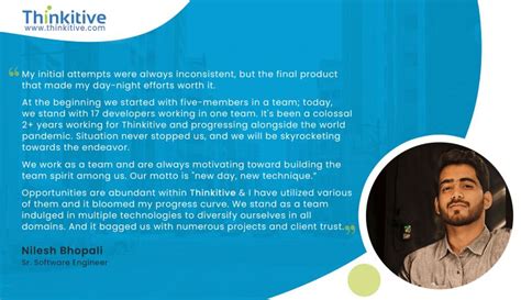Thinkitive Technologies On Linkedin Thinkitive Happyemployees