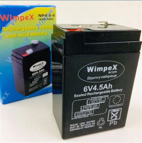 Акумулятор аккумулятор 6V 4Ah 4.5Ah 6Ah GDLite для ваг ліхтарів (ID ...