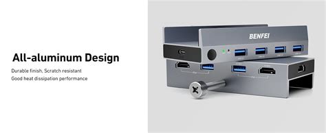 Amazon Com BENFEI USB 3 0 HDMI KVM Switch 8K 60Hz With 4 USB 3 0 Ports For 2 Computers