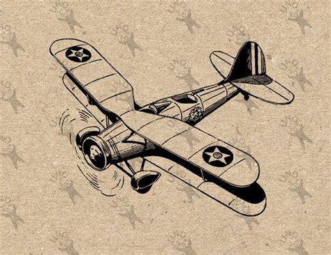 Vintage Airplane Art Airplane Drawing Plane Drawing