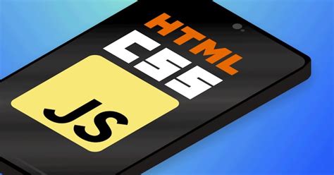 Building A Mobile App Using Html Css And Javascript Hashnode