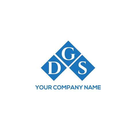 Dgs Letter Logo Design On White Background Dgs Creative Initials