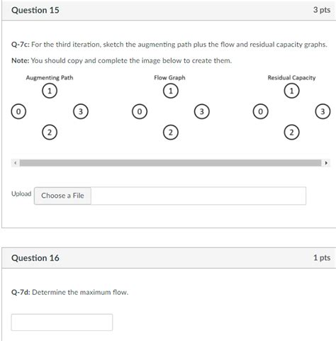 Solved Q 7 Use The Edmunds Karp Algorithm Bfs To Compute