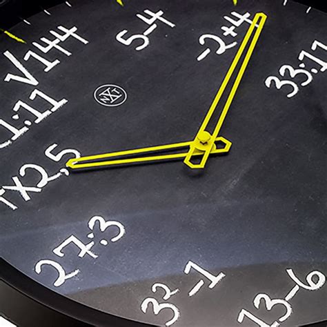 Maths Wall Clock The T Experience