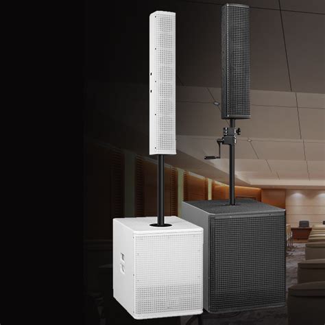 Portable Line Array Column Pa Dj System W 12 Powered Subwoofer Tws