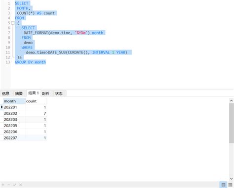 Mysql根据时间字段根据月份去分组统计mysql查询创建时间按照月份分组 Csdn博客