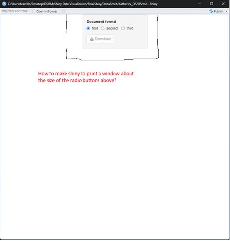 r how to center radiobuttons and resize shiny display stack overflow