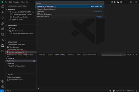 Test And Debug Agents In Microsoft 365 Agents Toolkit By Using Developer Mode Microsoft Learn