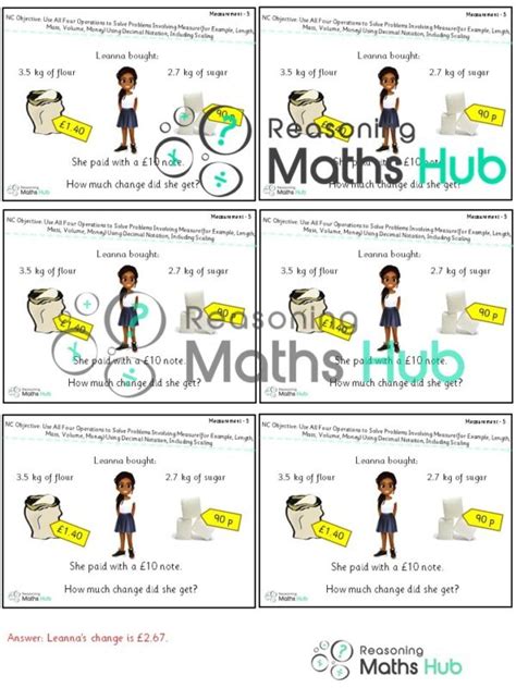 Use All Four Operations To Solve Problems Master The Curriculum