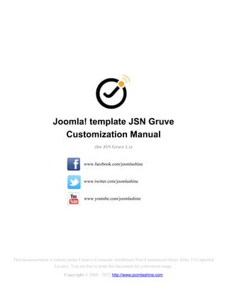 Jsn Gruve Customization Manual Pdf