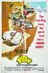 Herbie Goes To Monte Carlo Movie Poster [dean Jones] Original 27x41