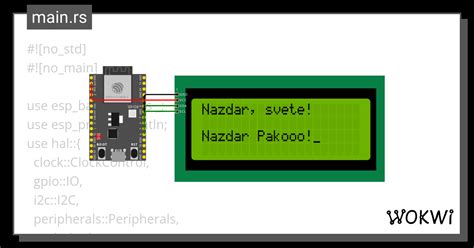 Esp32c3lcd1602nostd Wokwi Esp32 Stm32 Arduino Simulator