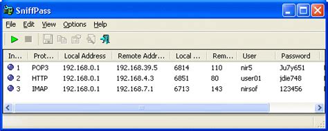 Sniffpass Password Monitoringsniffing Software Webftpemail