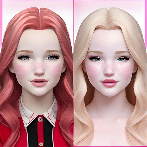 Bella Thorne Dove Cameron Face Morph 3d Arthub Ai