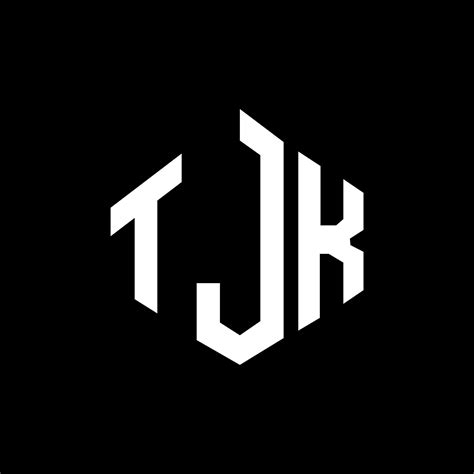 Tjk Letter Logo Design With Polygon Shape Tjk Polygon And Cube Shape Logo Design Tjk Hexagon