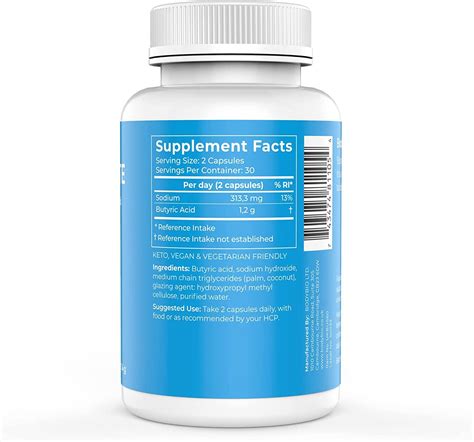 Bodybio Sodium Butyrate 60 Non Gmo Capsules For Digestive Health Buy