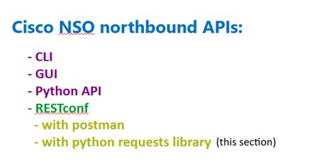Cisco Nso Restconf With Python