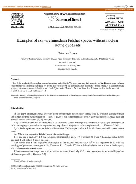 Examples Of Non Archimedean Fréchet Spaces Without Nuclear Köthe Quotients