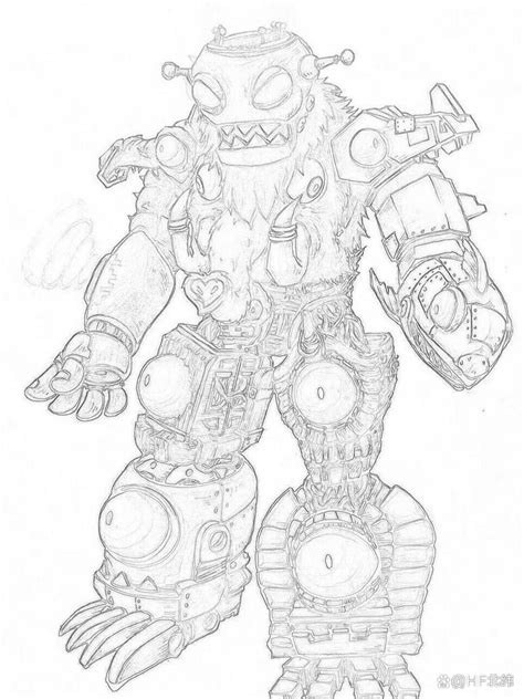 植物大战僵尸bt版人物简笔画怎么画（共14张） 简笔画图片大全