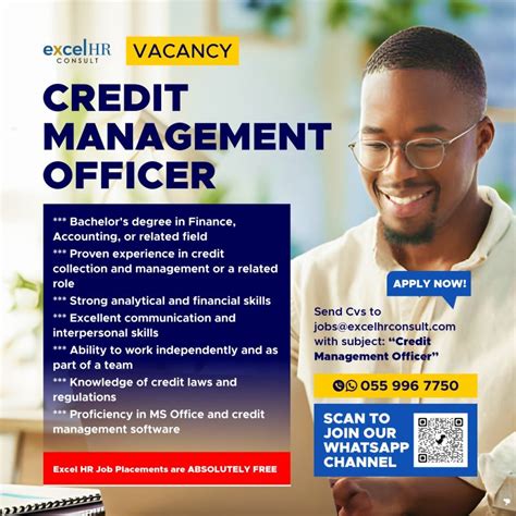 Excel Hr Consult On Linkedin Creditmanagement Careeropportunity