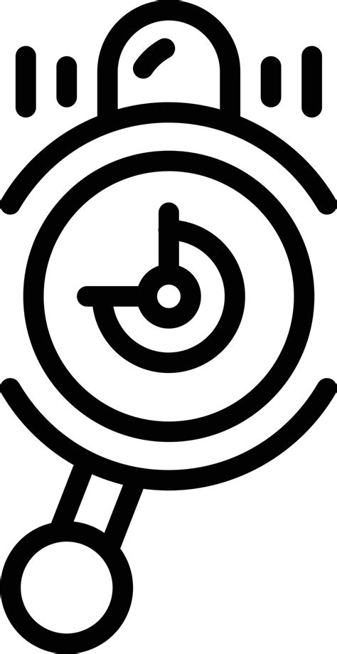 Line Icon For Alarm Clock 3542715 Vector Art At Vecteezy