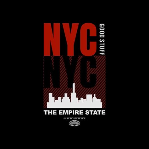 Premium Vector New York City Stylish T Shirt And Apparel Abstract Design Vector Print