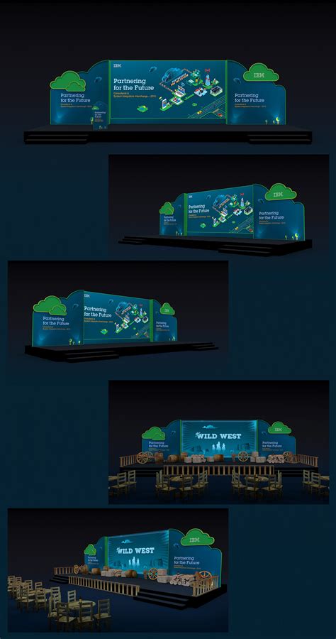 IBM Set Design Behance