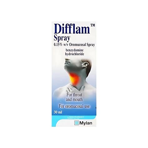 Difflam Oral Spray 30ml Sore Throat And Mouth Pain Relief Uk Meds Online