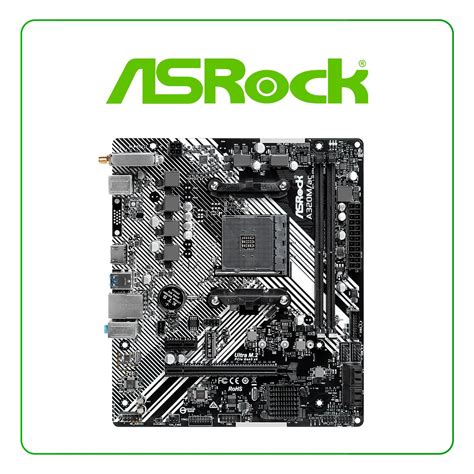 Placa Asrock A320m Ac Socket Am4 Ddr4 X2 Wifi Bt 90 Mxbcj0 A0uayz Sahua Perú