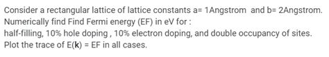 Solved Computational Problem Consider A Rectangular Lattice