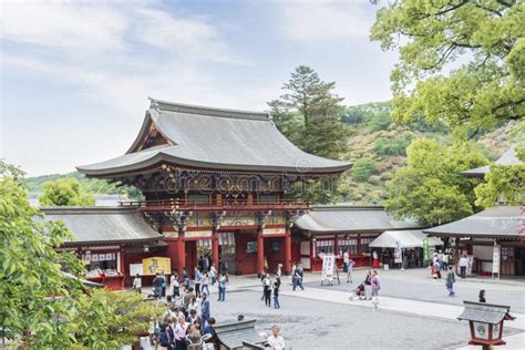 Saga Japan May 1 2019 Tourist At Yutoku Inari Shrine Is The Third