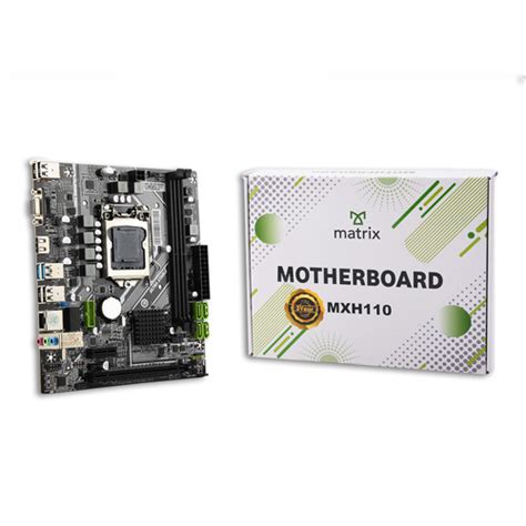 Matrix H110 Ddr4 Computer Motherboard At 305030 Inr In New Delhi