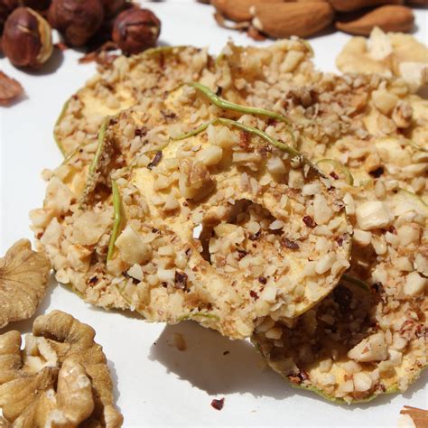 ვაშლის ჩიფსები თხილით და თაფლით Snack It Easy