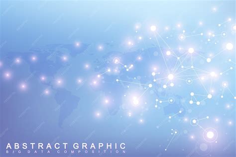 Premium Vector Big Data Complex Graphic Abstract Background Communication Perspective Backdrop