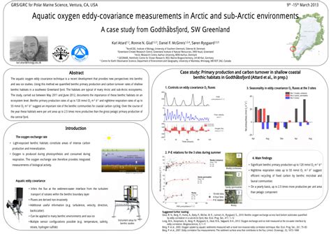 Pdf Aquatic Oxygen Eddy Covariance Measurements In Arctic And Sub