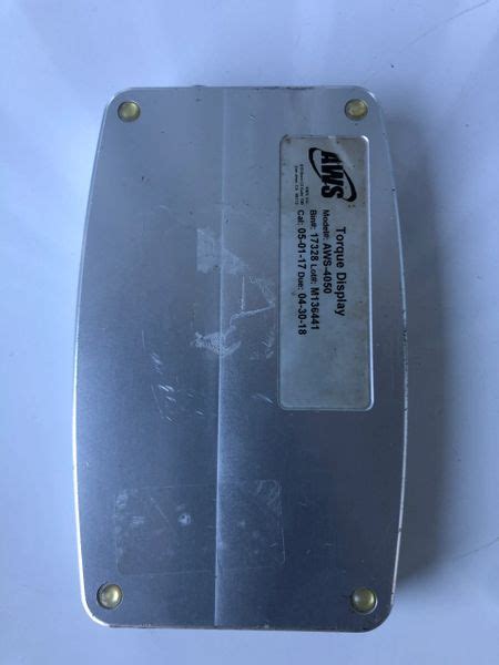 Aws 4050 Digital Torque Display Untested May Work Free Shipping Far West Product Sales Aws 4050 Digital Torque Display Untested May Work Free Shipping Far West Product Sales