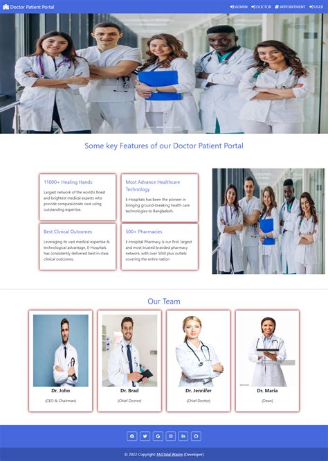 Github Mdtalalwasim Doctor Patient Portal Advancejavawebproject