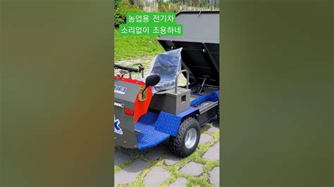 농업용 승용운반차 전기차랑 별다를께 없구먼농기계엔테크청년ceo전기차농업용동력운반차전기운반차 Youtube