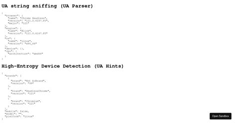 Client Side Device Detection Codesandbox