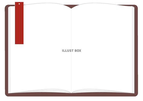 無料イラスト 透過開いた本のフレーム シンプル枠書籍図書手帳読書文具