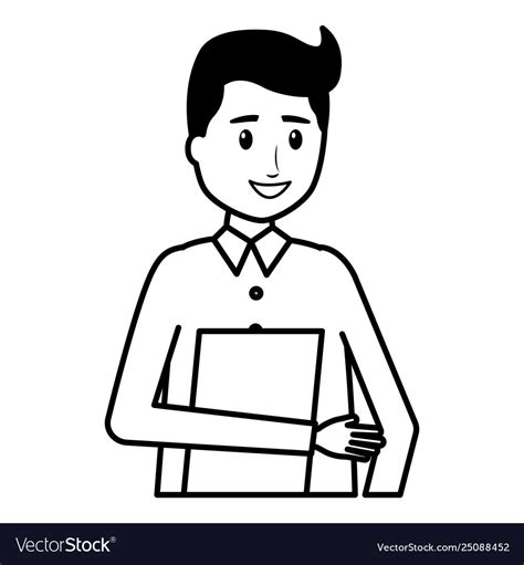 Man Character Person Royalty Free Vector Image