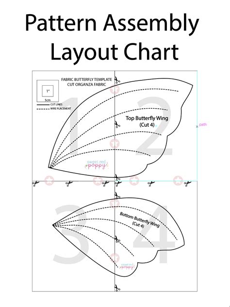 Giant Organza Butterfly Template And Tutorial Butterfly Template