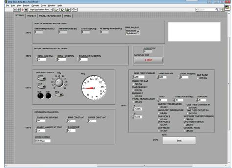 Interface For Input Data Created Using Labview Download Scientific Diagram