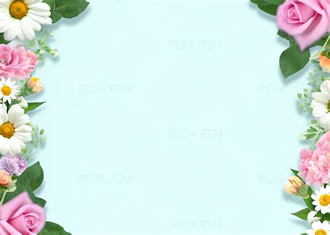 우아한 분홍색과 흰색 꽃 테두리 꽃 테두리 파스텔 꽃 복고풍 꽃 디자인 배경 일러스트 및 사진 무료 다운로드 Pngtree