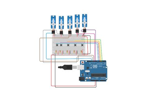 Circuit Design Science Exhibition Robotic Hand Tinkercad