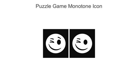 Puzzle Game Monotone Icon In Powerpoint Pptx Png And Editable Eps Format PPT Template